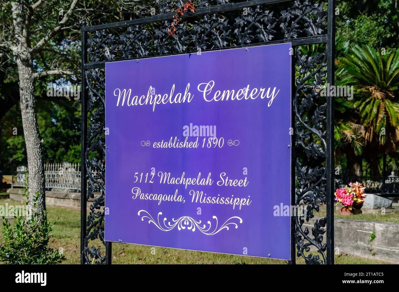 Machpelah Cemetery is pictured, Oct. 7, 2023, in Pascagoula ...