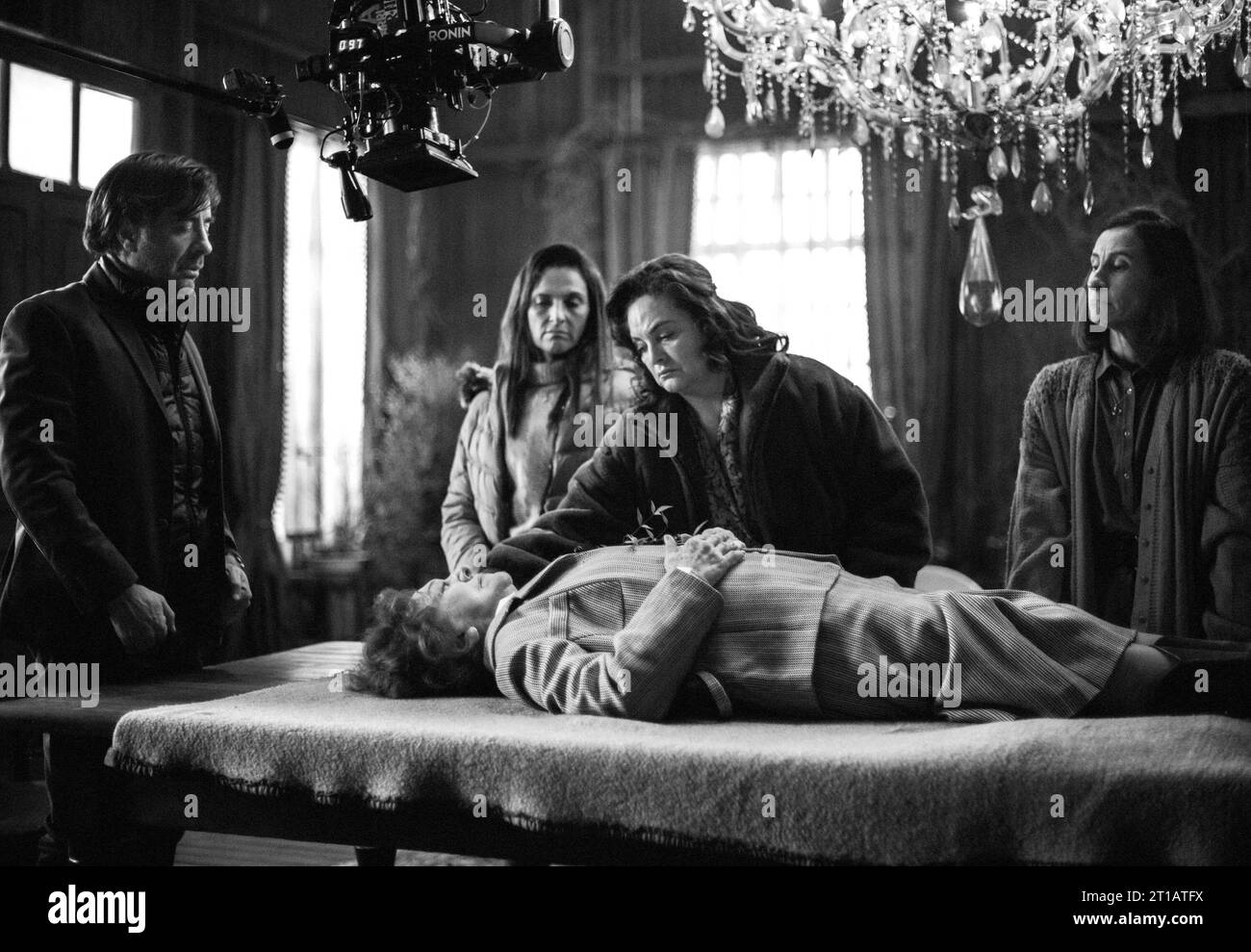 EL CONDE, from left: Diego Munoz, Gloria Munchmeyer (lying down ...