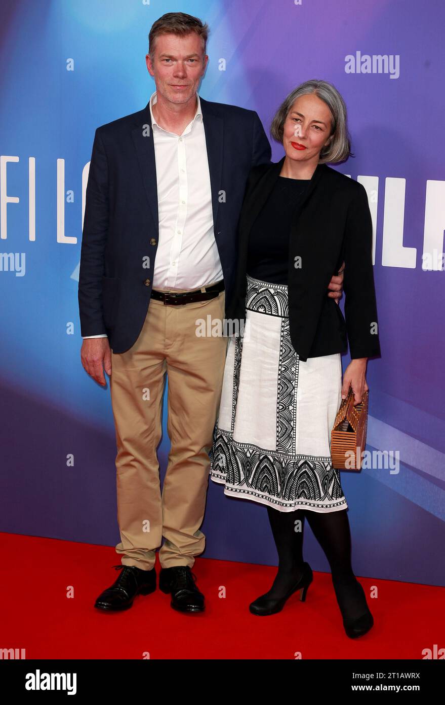 London, UK. 12th Oct, 2023. Chris Oddy and wife attend "The Zone of ...