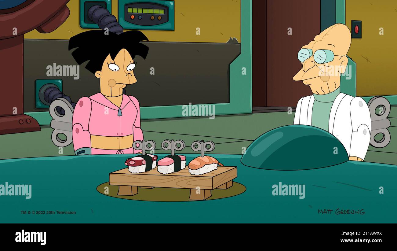 FUTURAMA, from left: Amy Wong (voice: Lauren Tom), Professor Farnsworth ...
