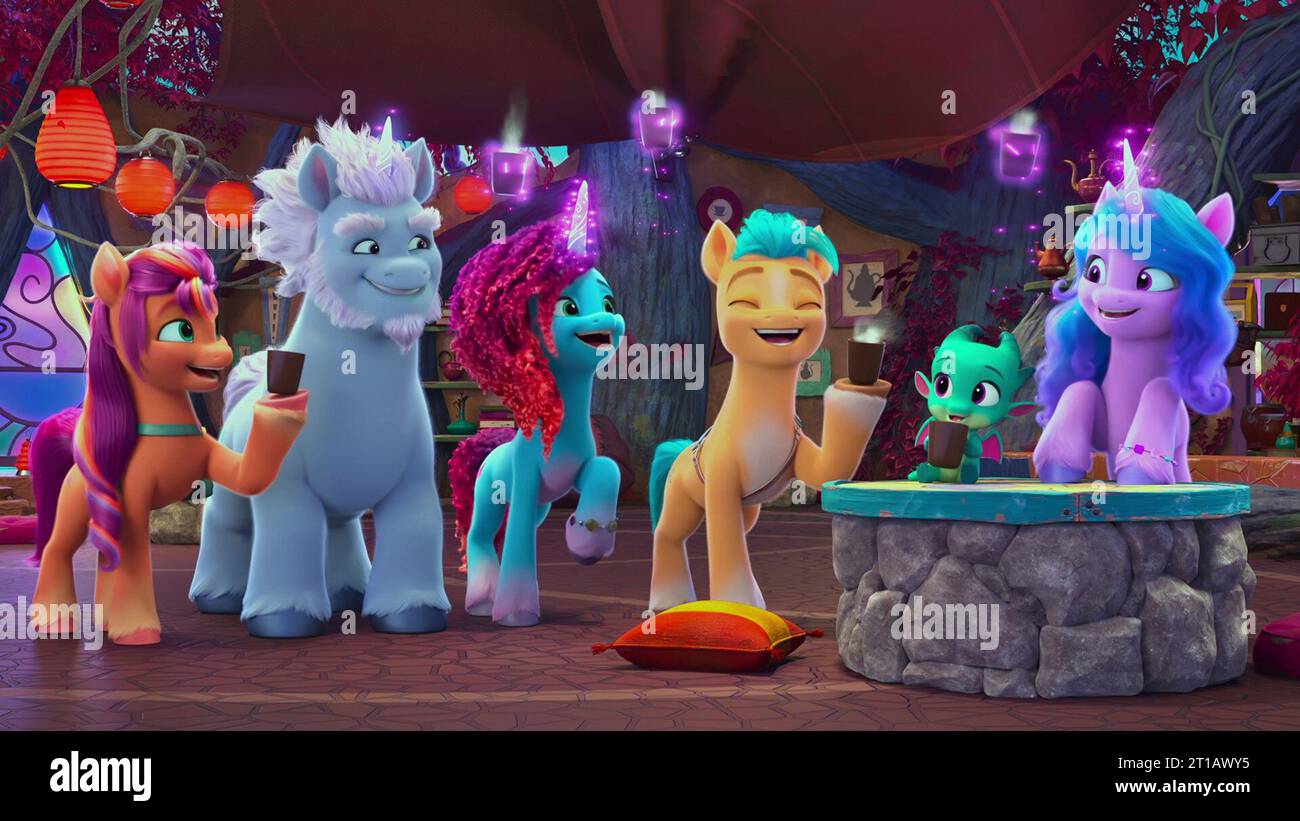 MY LITTLE PONY: MAKE YOUR MARK, from left: Sunny (voice: Jenna Warren ...