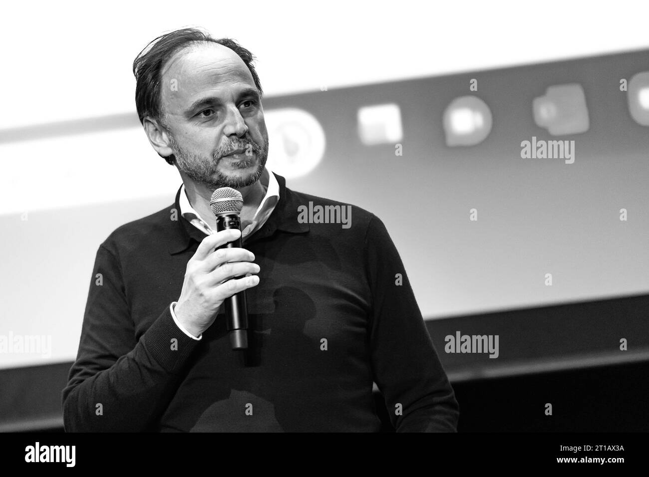 Ambert, France. 12th Oct, 2023. DESCHAUX Nicolas, portrait during the ...