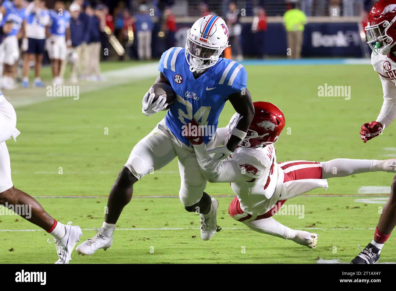 OXFORD, MS - OCTOBER 07: Ole Miss Rebels running back Ulysses Bentley ...