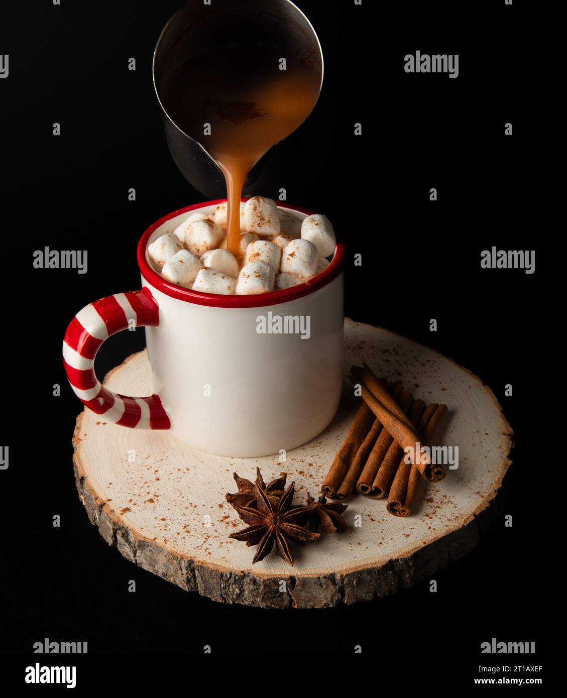 Hot chocolate mug christmas Stock Photo - Alamy
