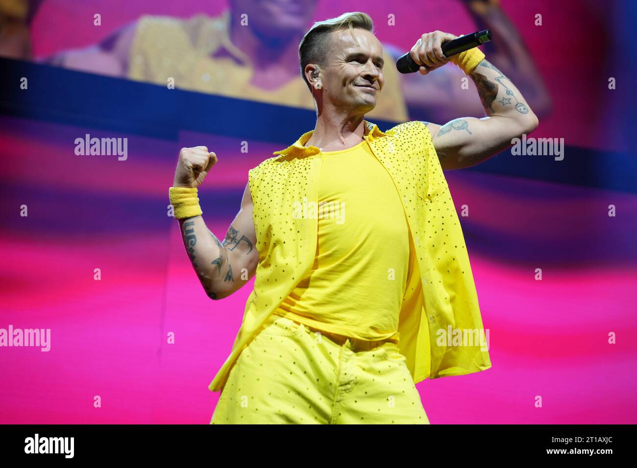 Manchester, UK. October 12, 2023. S Club performing at the AO Arena ...