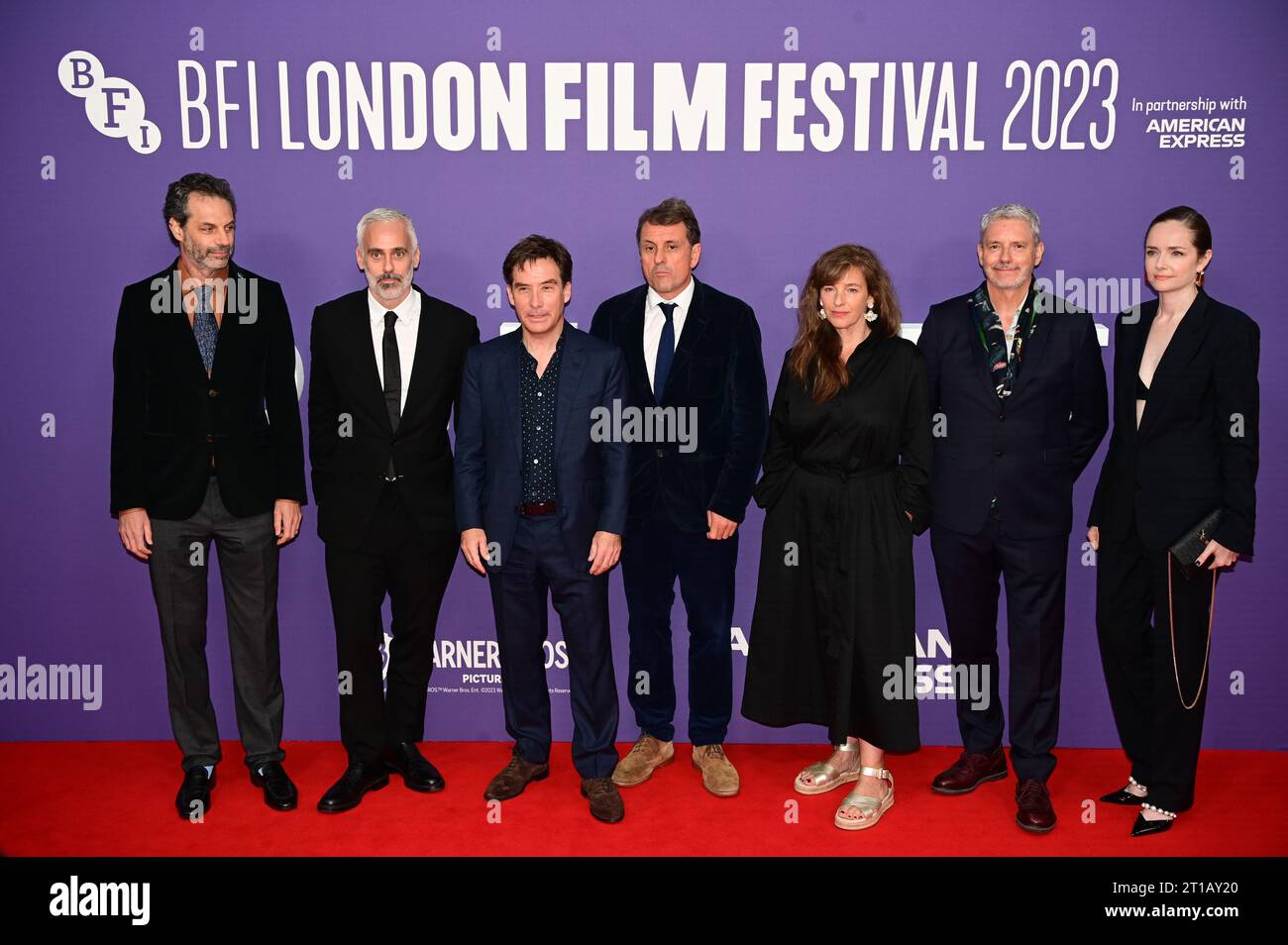 Royal Festival Hall, London, UK. 12th Oct, 2023. Emile Sherman, Joanna ...