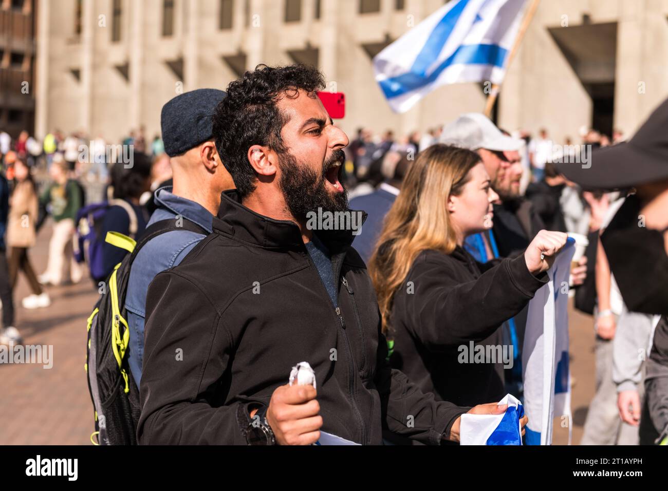 Seattle, USA. 12th Oct 2023. The Day Of Resistance Protest for ...