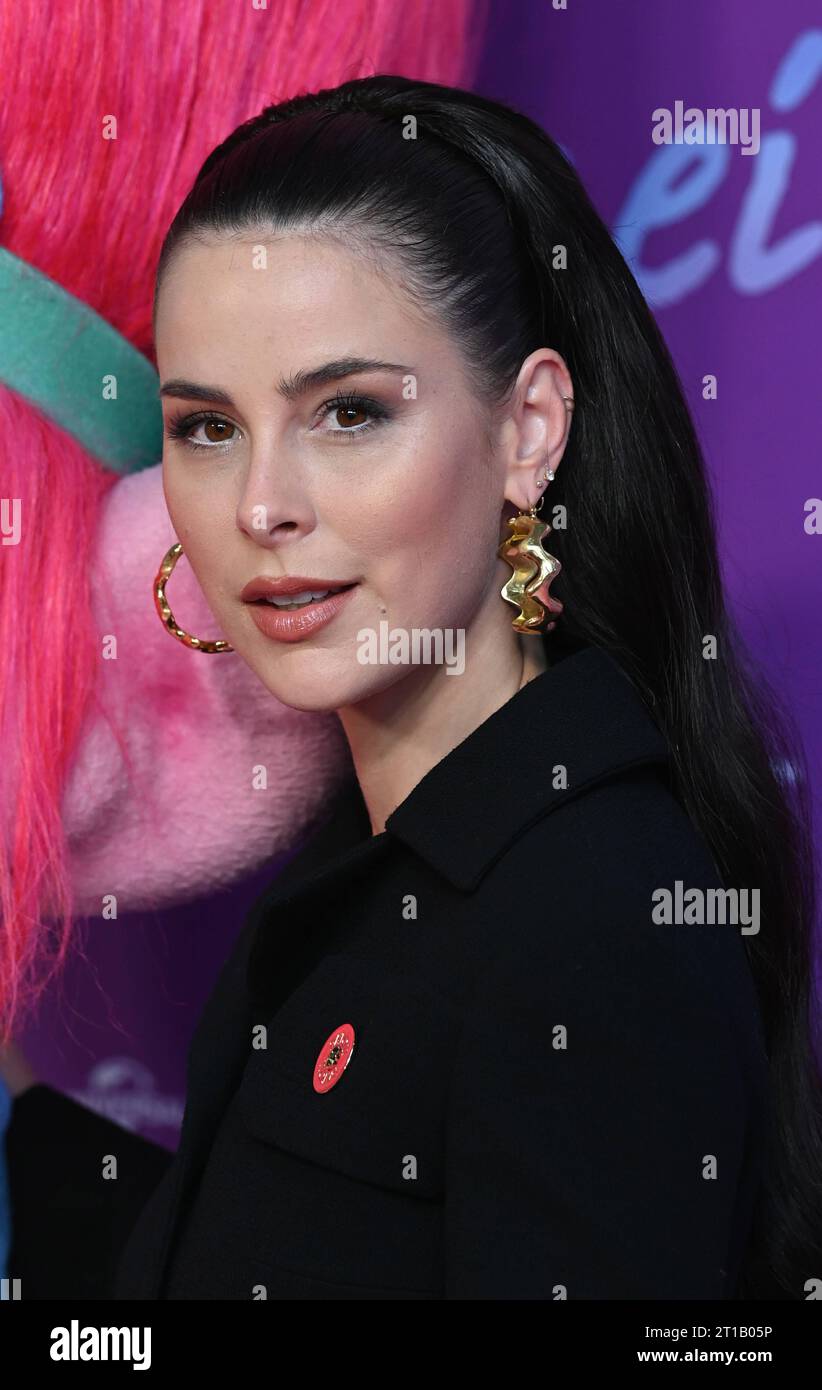 Sängerin Lena Meyer-Landrut, die deutsche Stimme von Poppy, kommt zur ...