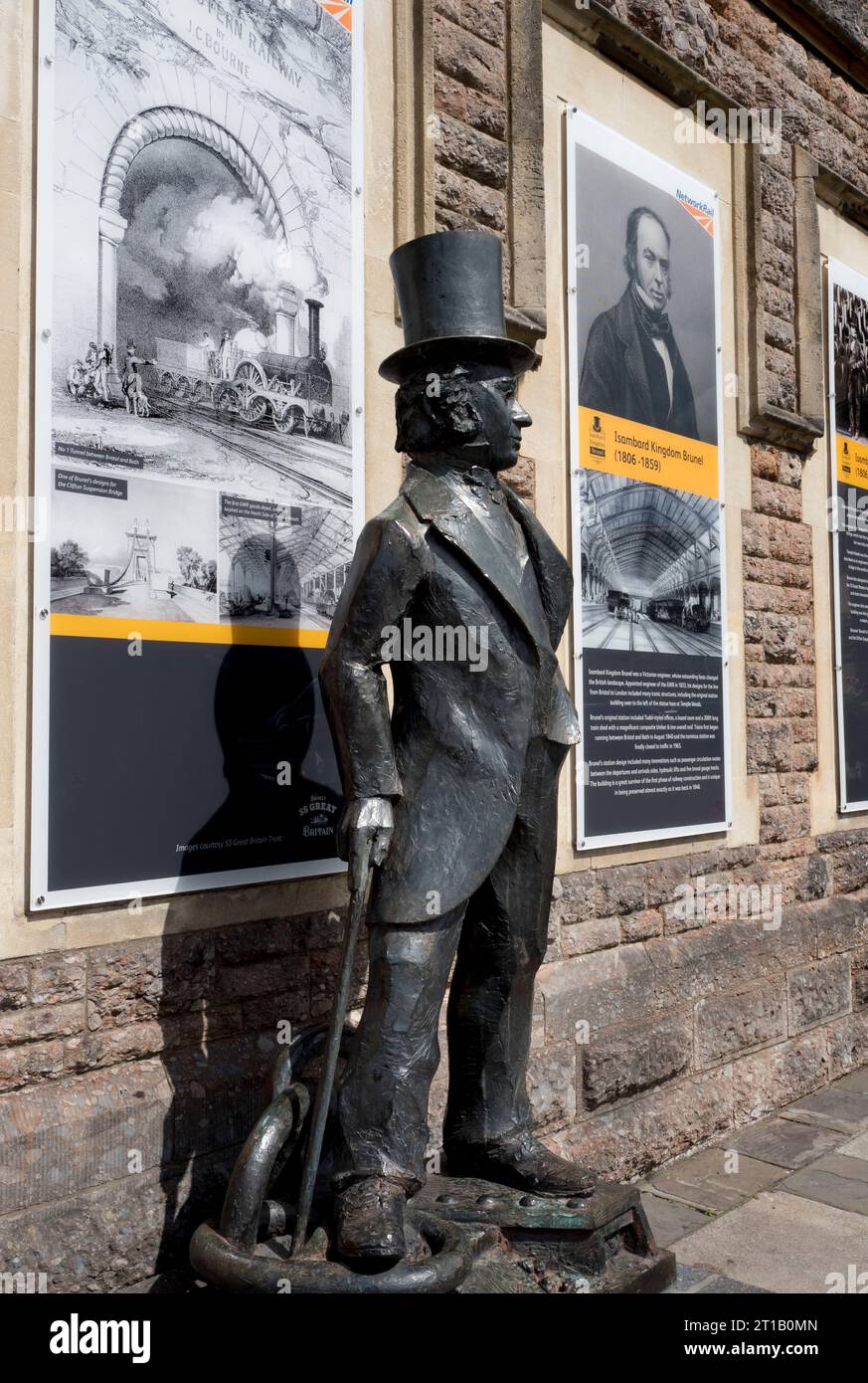 Brunel great britain statue hi-res stock photography and images - Alamy