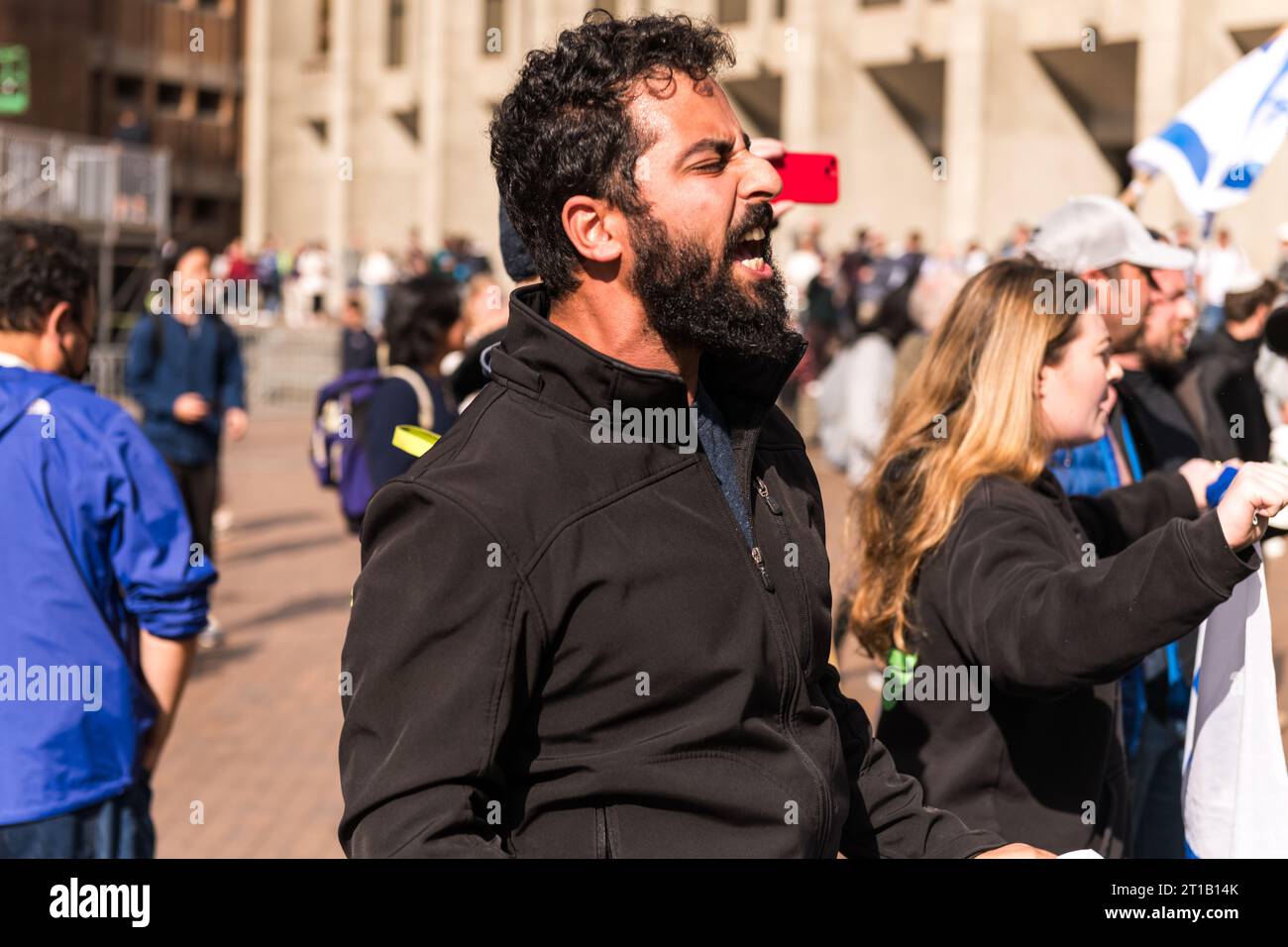 Seattle, USA. 12th Oct 2023. The Day Of Resistance Protest for ...