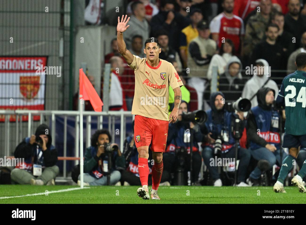 Florian Sotoca (7) of RC Lens pictured during the Uefa Champions League ...