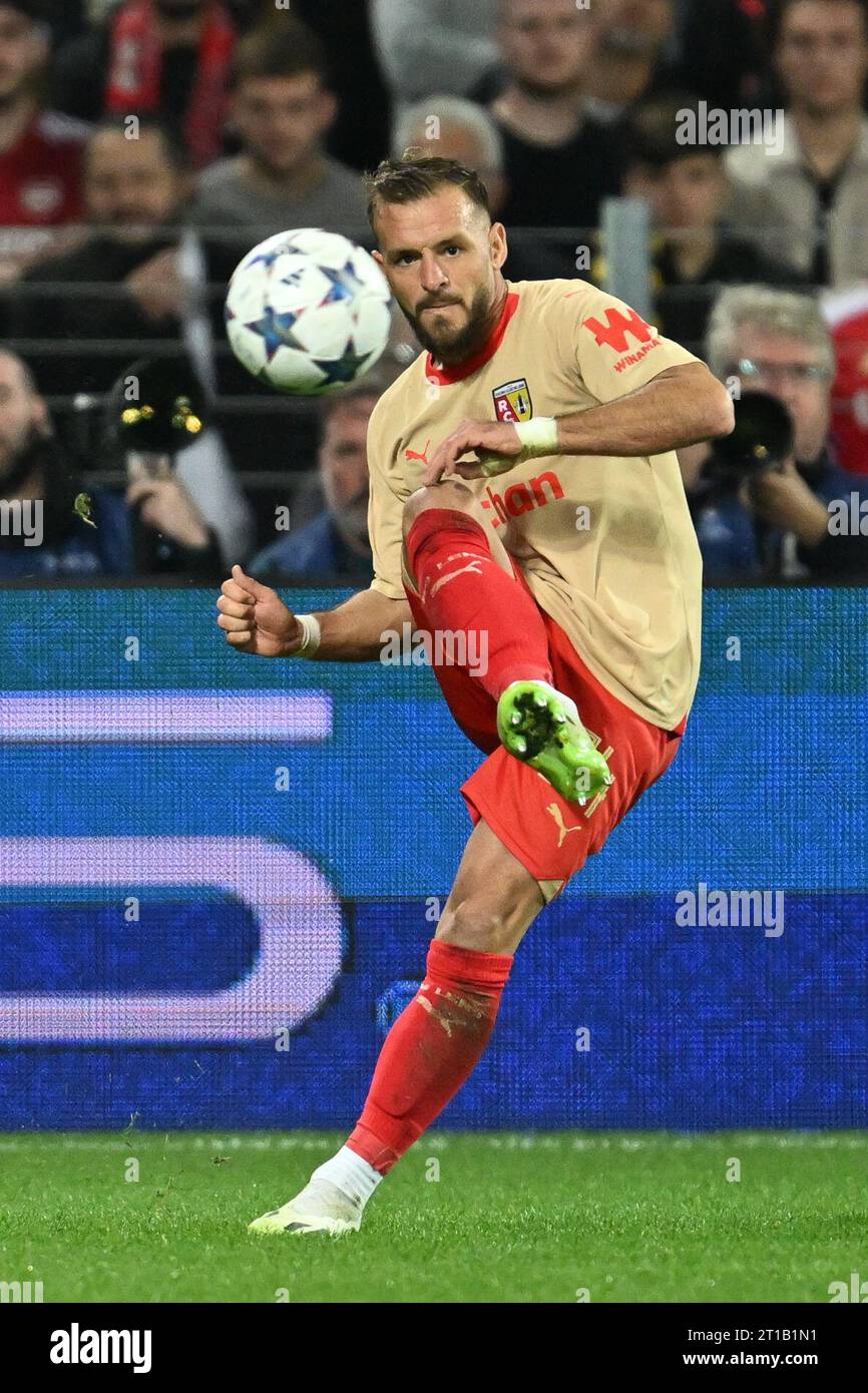 Jonathan Gradit (24) of RC Lens pictured during the Uefa Champions ...