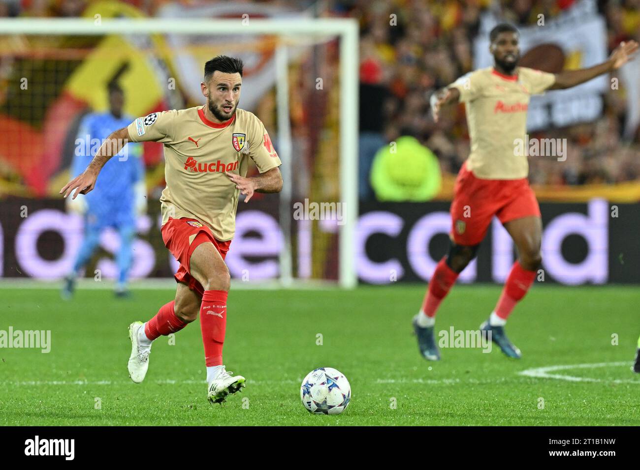 Adrien Thomasson (28) of RC Lens pictured during the Uefa Champions ...
