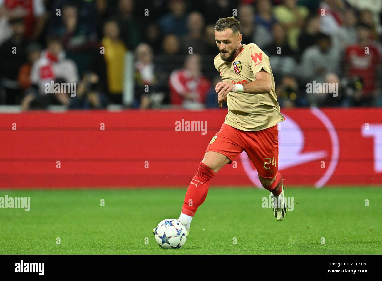 Jonathan Gradit (24) of RC Lens pictured during the Uefa Champions ...