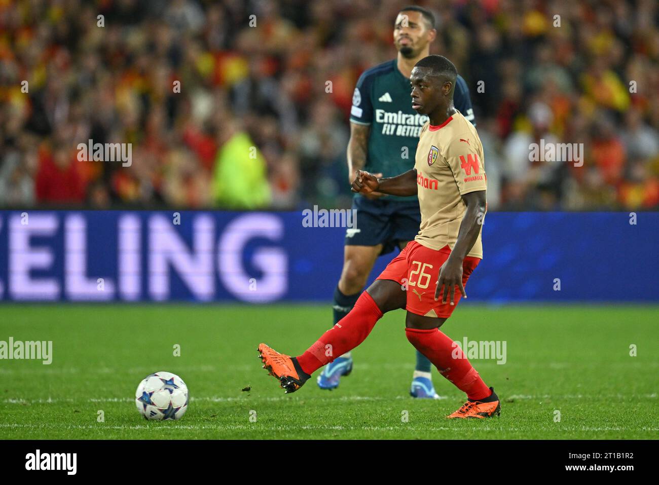 Nampalys Mendy (26) of RC Lens pictured during the Uefa Champions League matchday 2 game in ...