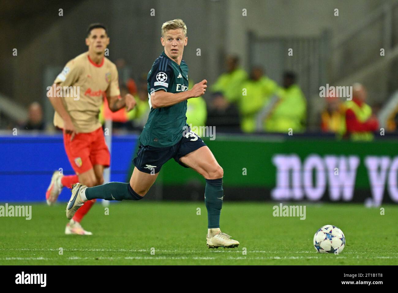 Oleksandr Zinchenko (35) of Arsenal pictured during the Uefa Champions ...