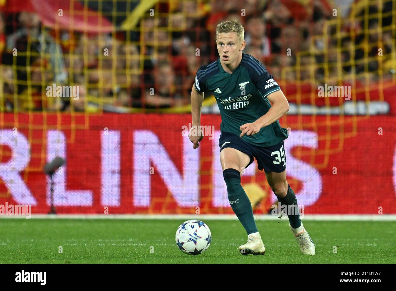 Oleksandr Zinchenko (35) of Arsenal pictured during the Uefa Champions ...