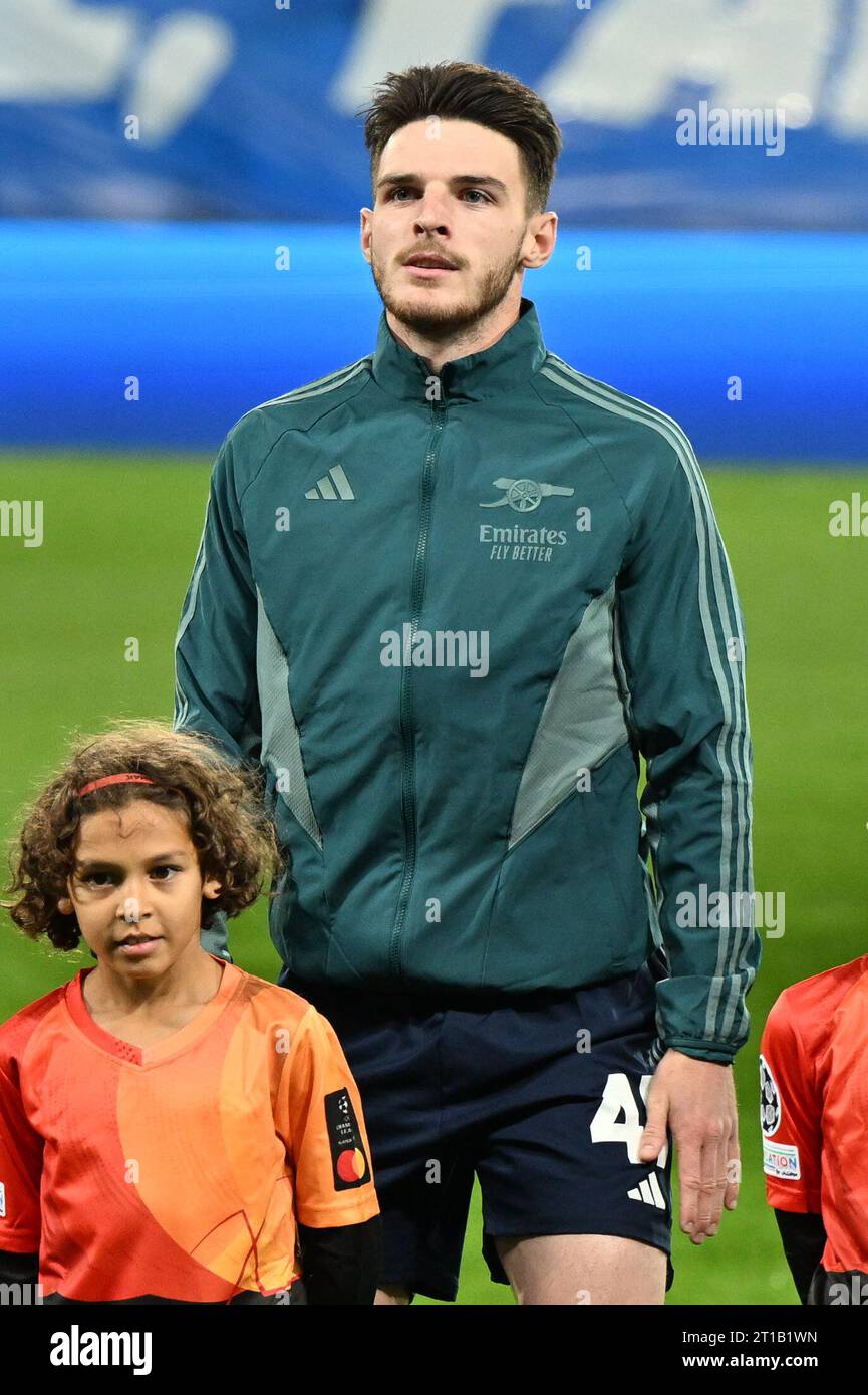 Declan Rice (41) of Arsenal pictured during the Uefa Champions League ...