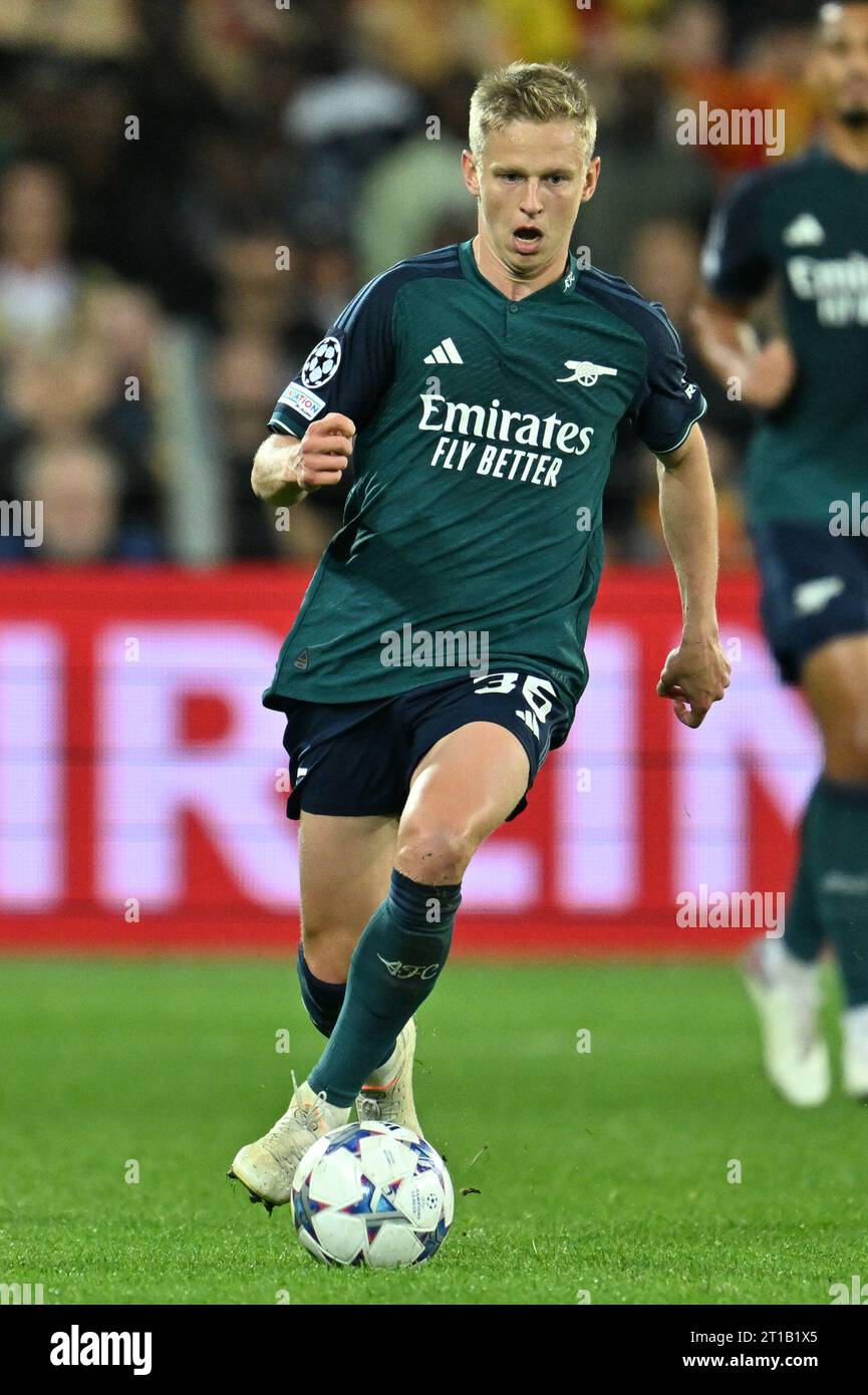 Oleksandr Zinchenko (35) of Arsenal pictured during the Uefa Champions ...