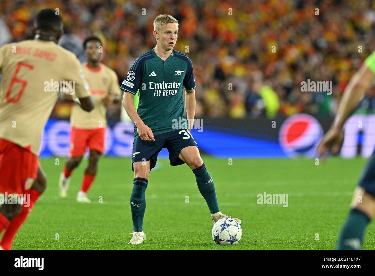 Oleksandr Zinchenko (35) of Arsenal pictured during the Uefa Champions ...