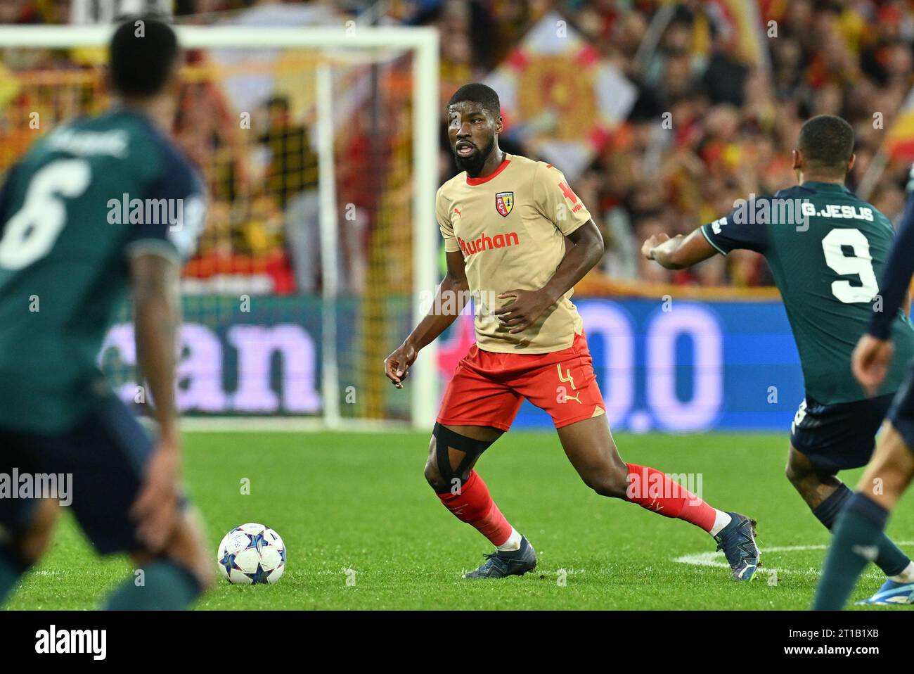 Kevin Danso (4) of RC Lens pictured during the Uefa Champions League ...