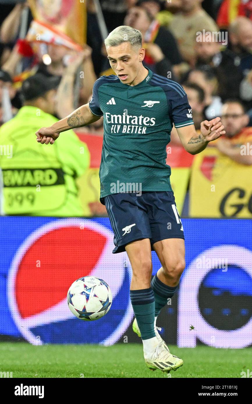 Leandro Trossard (19) of Arsenal pictured during the Uefa Champions ...