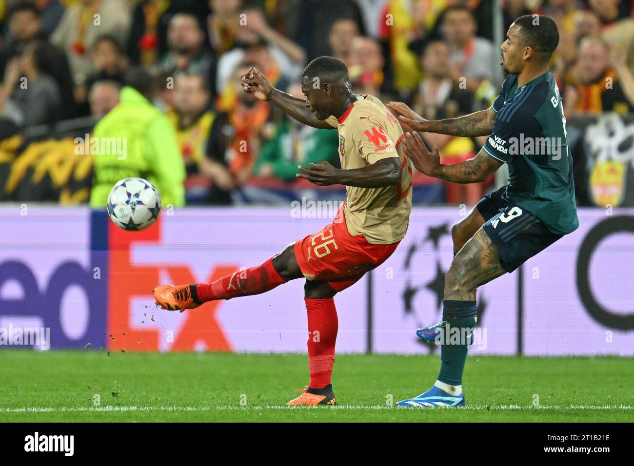 Lens, France. 03rd Oct, 2023. Nampalys Mendy (26) of RC Lens and ...