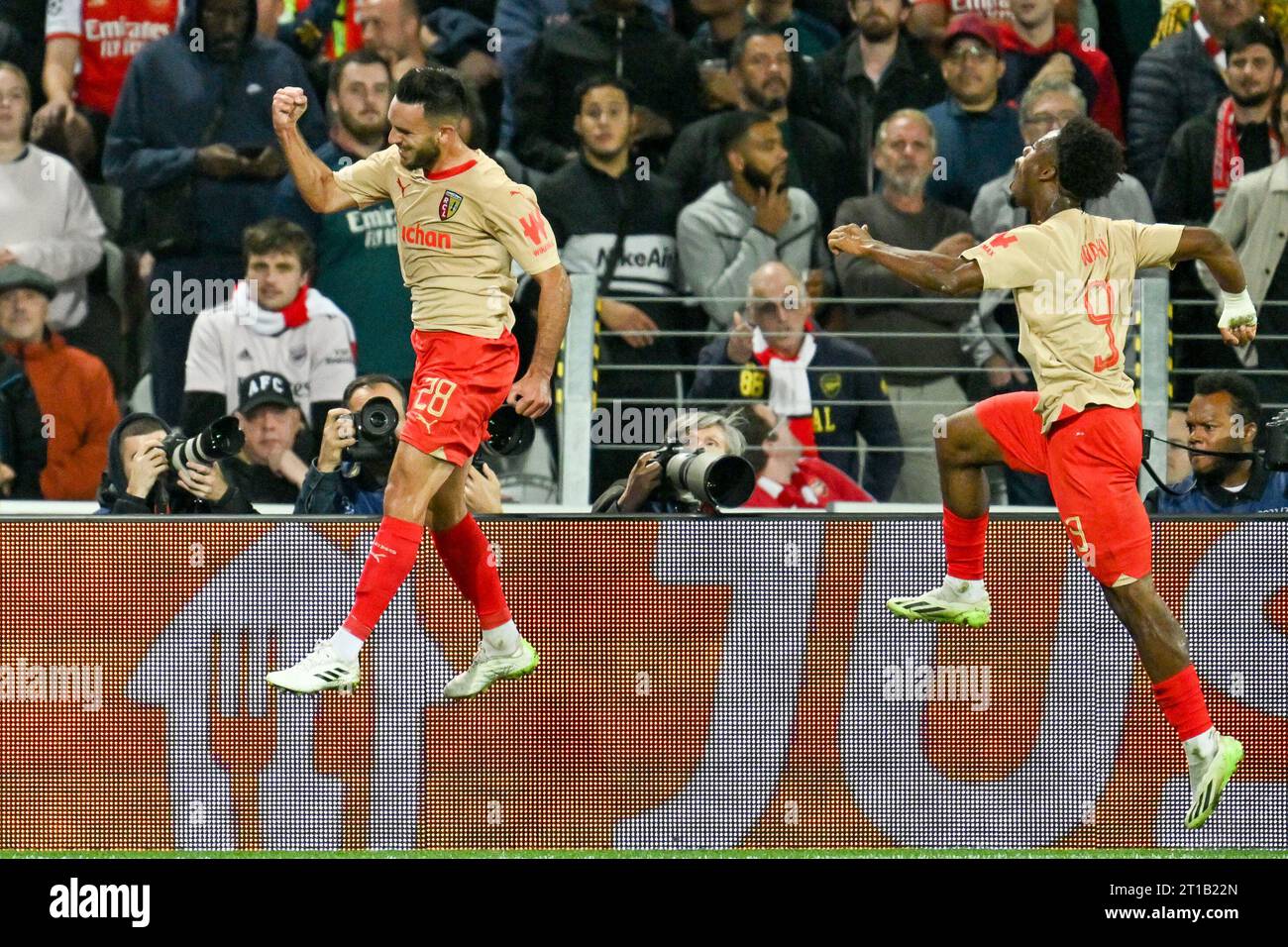 Lens, France. 03rd Oct, 2023. Adrien Thomasson (28) of RC Lens ...