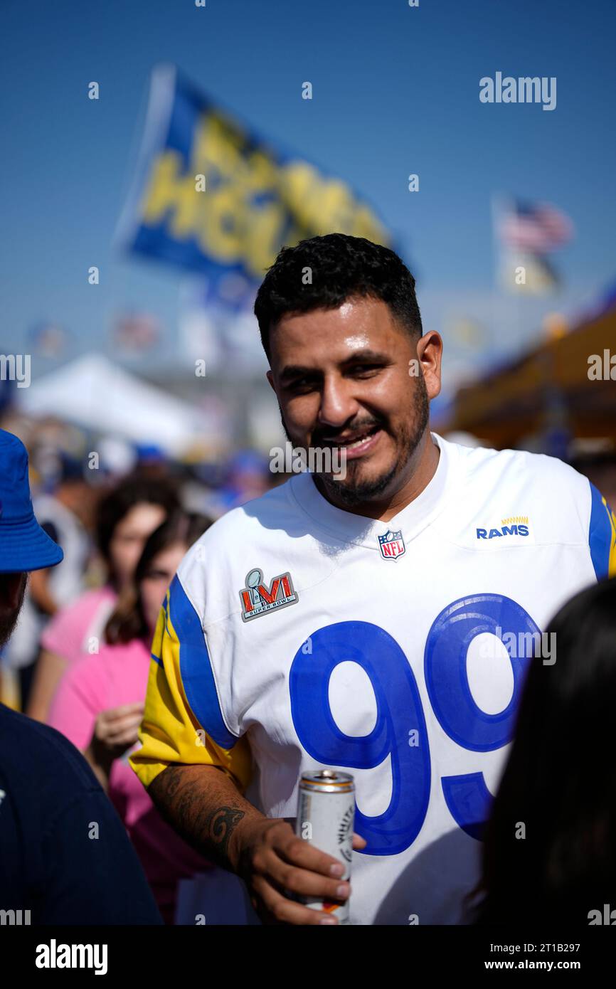 Los Angeles Rams tailgating SoFi Stadium Philadelphia Eagles of an NFL ...