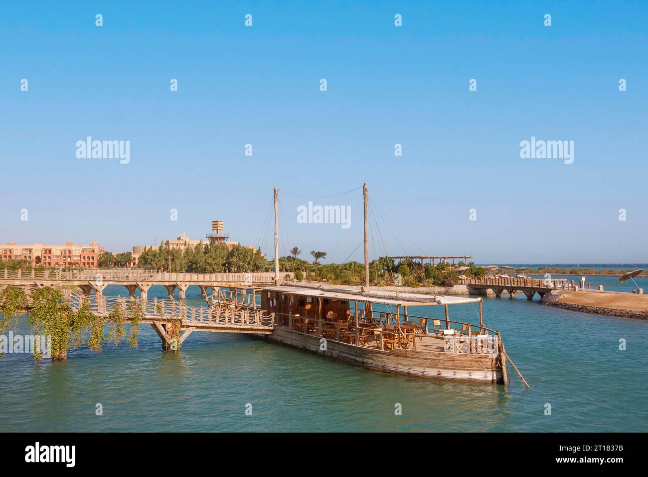 Hotel complex in El Gouna Oasis, Red Sea, Egypt Stock Photo - Alamy