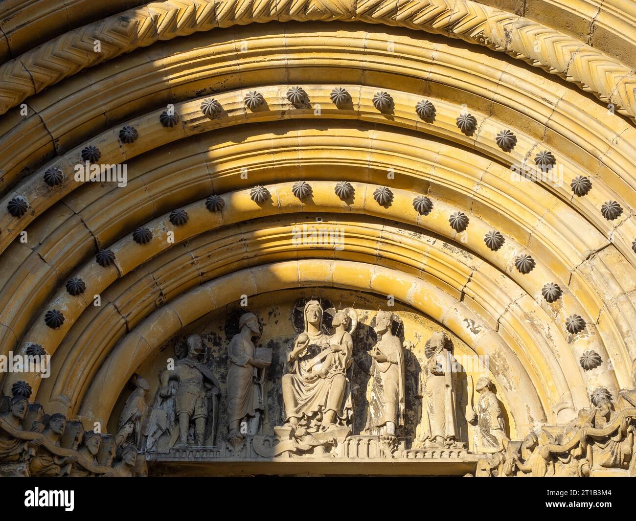 Mary's Gate in the Morning Light, in the Tympanum George, Peter and ...