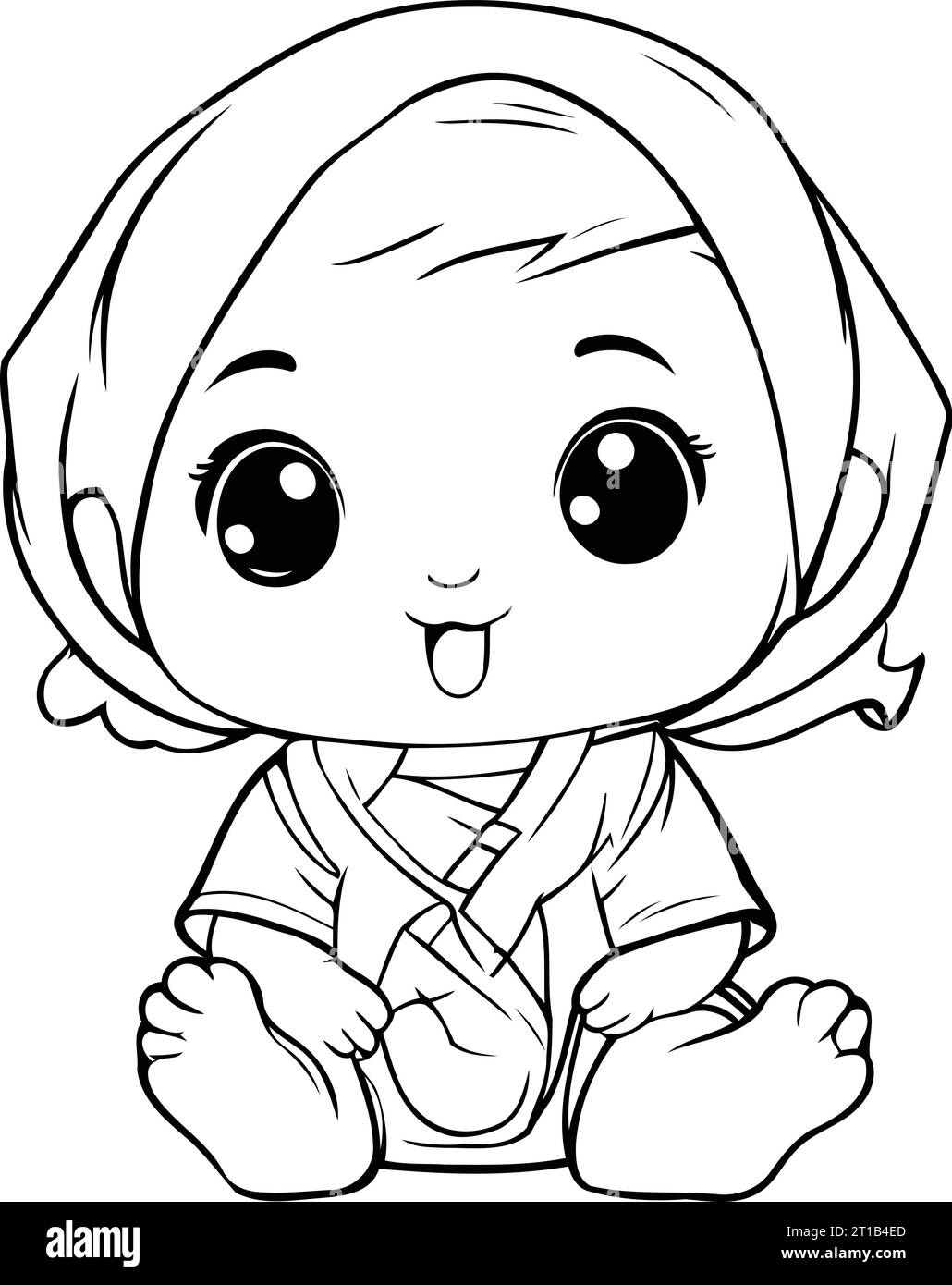 Little japanese girl Black and White Stock Photos & Images - Alamy