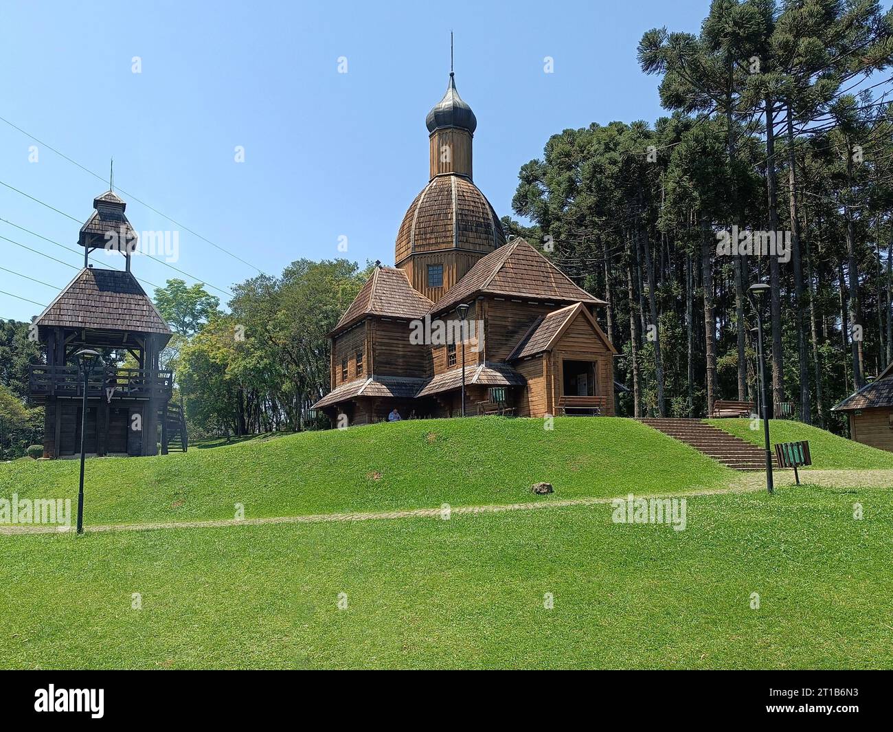 Curitiba, Parana, Brazil. 10.12.2023 Ukrainian memorial located in ...