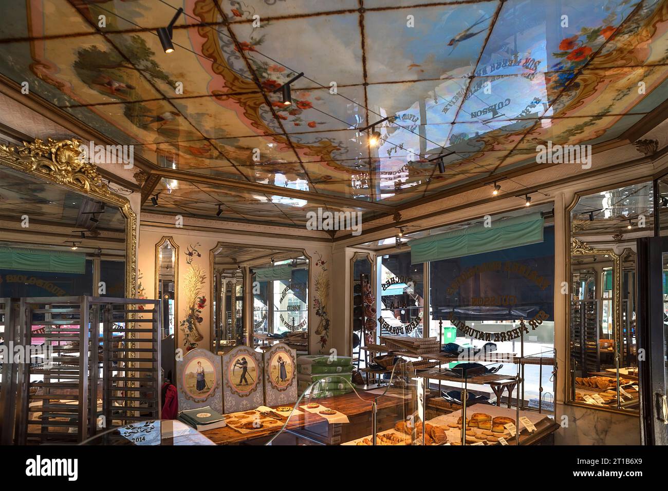 Historic bakery from 1875 with painted ceiling, Boulangerie La ...