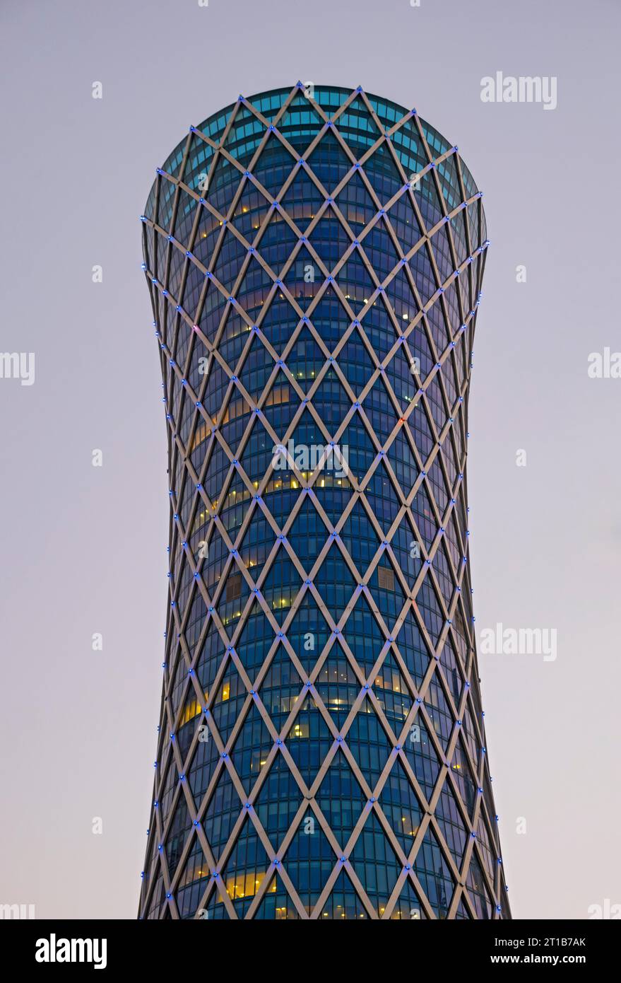 Tornado Tower aka QIPCO Tower, Doha, Qatar Stock Photo - Alamy