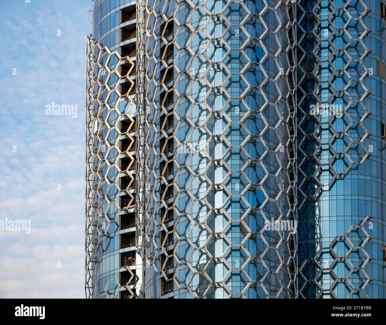 Corniche Park Towers aka QIMC Tower, Doha, Qatar Stock Photo - Alamy