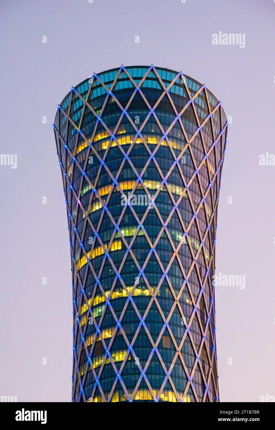 Tornado Tower aka QIPCO Tower, Doha, Qatar Stock Photo - Alamy