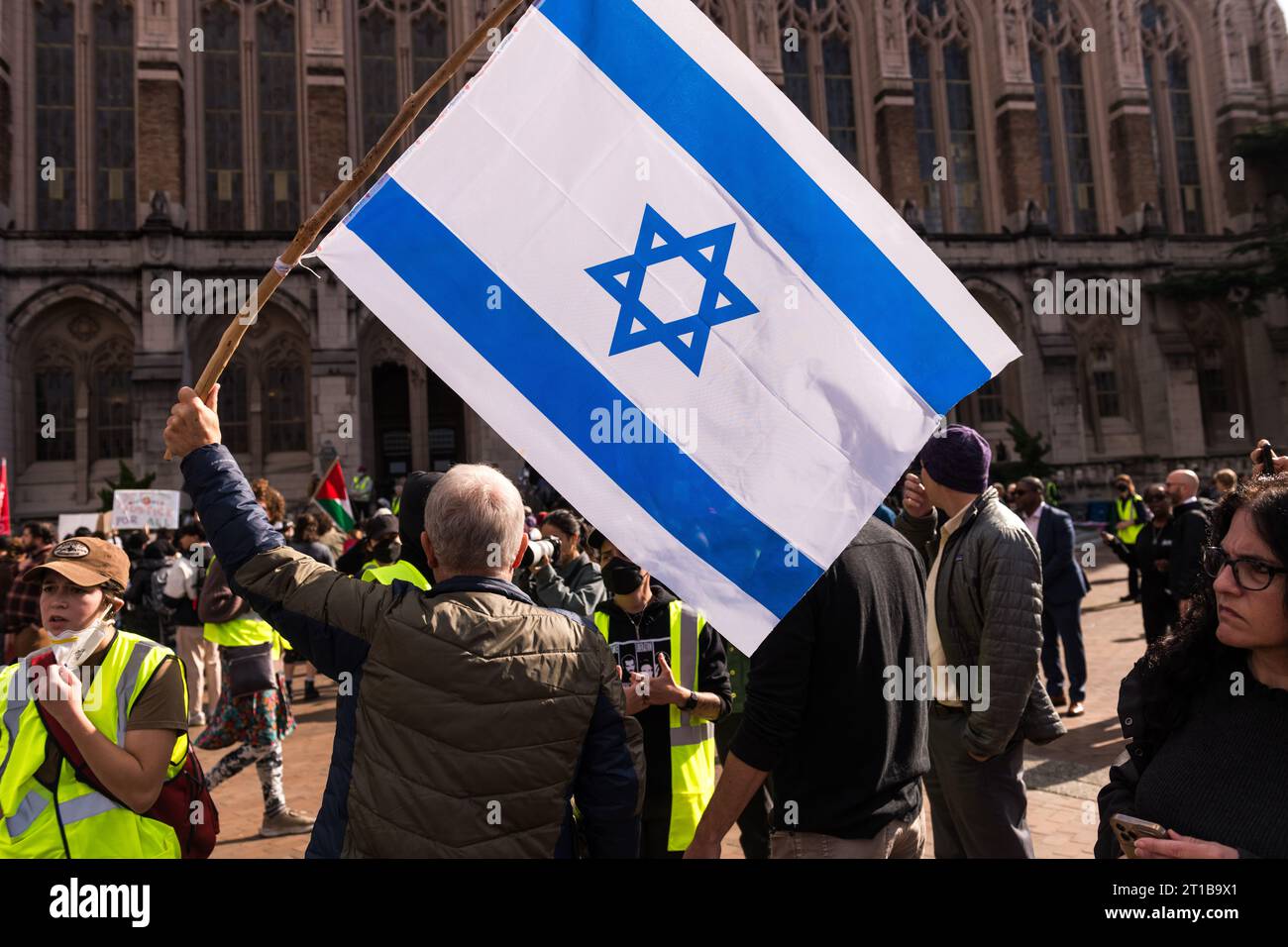 Seattle, USA. 12th Oct 2023. The Day Of Resistance Protest for ...
