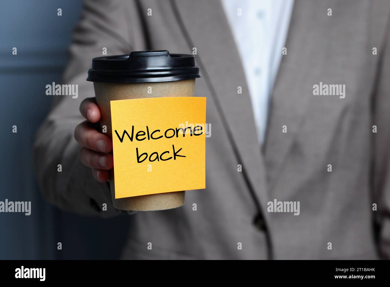 Welcome back card hi-res stock photography and images - Alamy