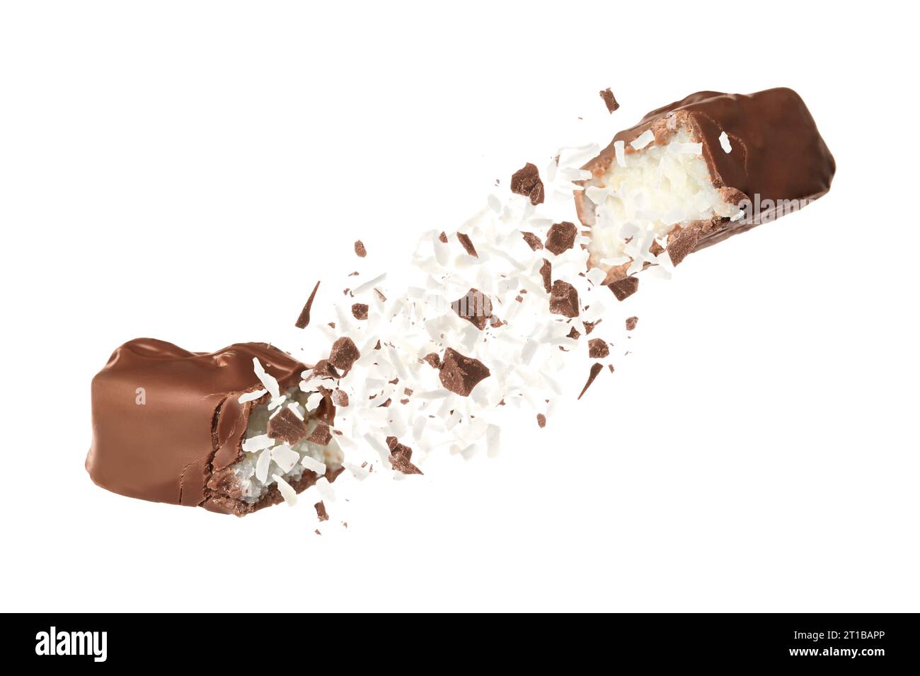 Shredded coconut on chocolate hi-res stock photography and images - Alamy