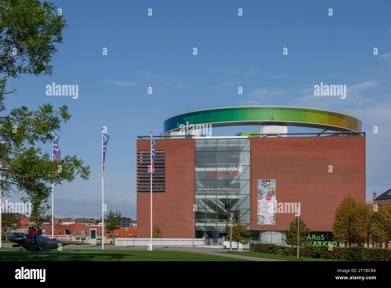 Aarhus, Denmark - 06 OCTOBER 2022: Outdoor exterior view of ARoS Aarhus ...