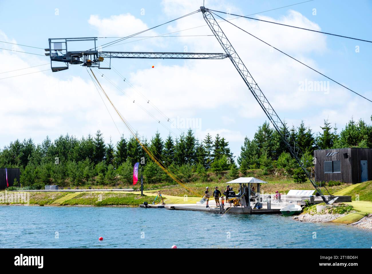 Young men grow their wake boarding skills at the 313 Cable Park, HBH v ...
