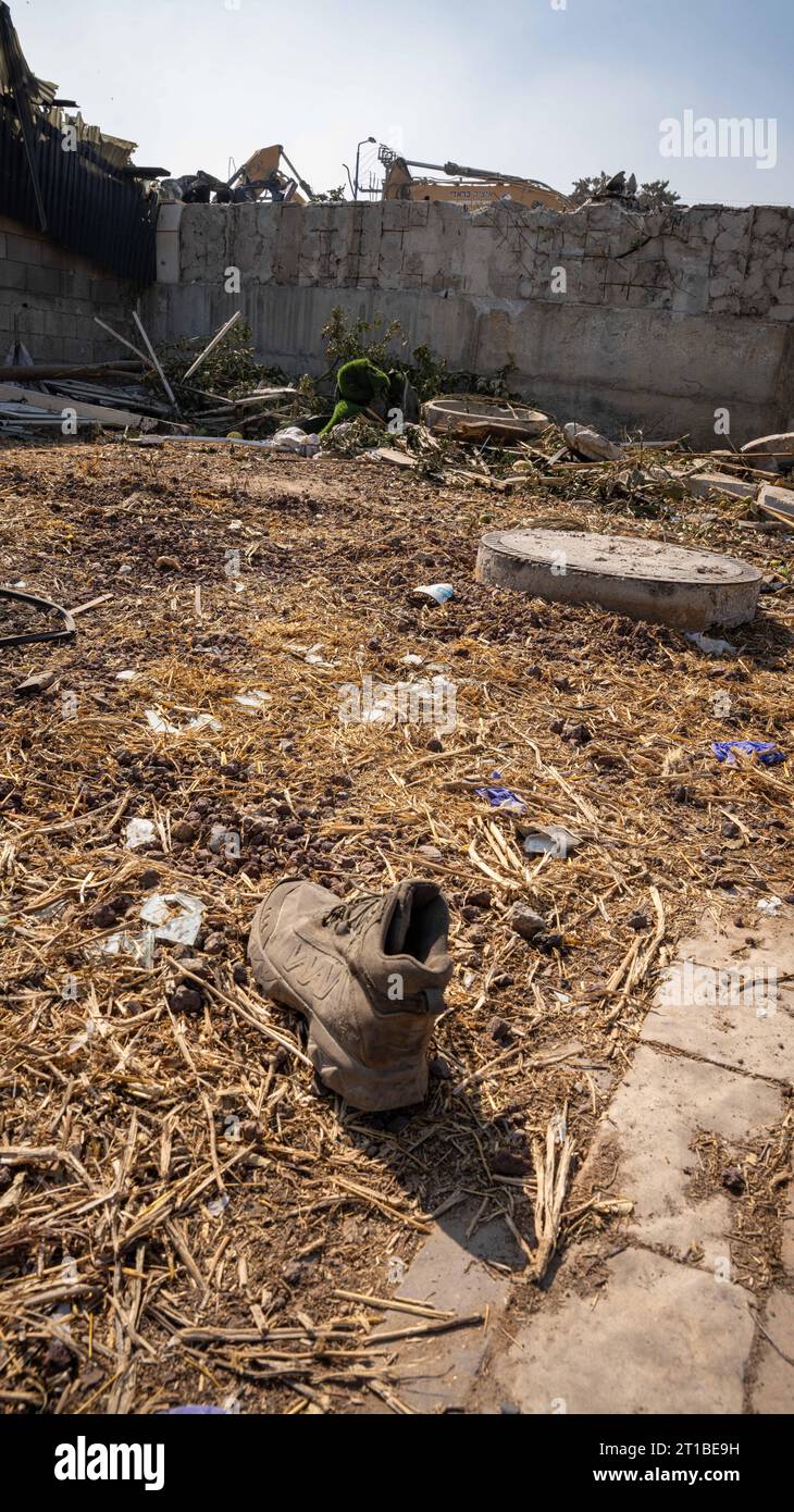 Sderot, Israel. 11th Oct, 2023. The police station in Stroud City was ...