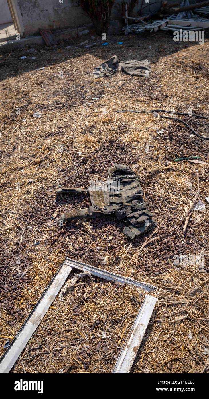 Sderot, Israel. 11th Oct, 2023. The police station in Stroud City was ...
