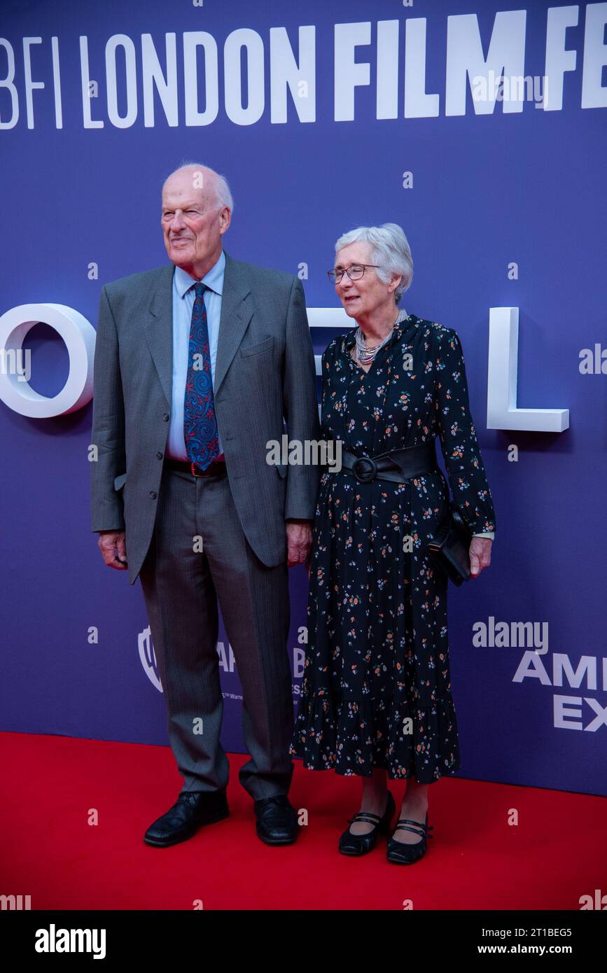 London, UK. 12th Oct, 2023. Henry Warriner and wife attend the "One ...