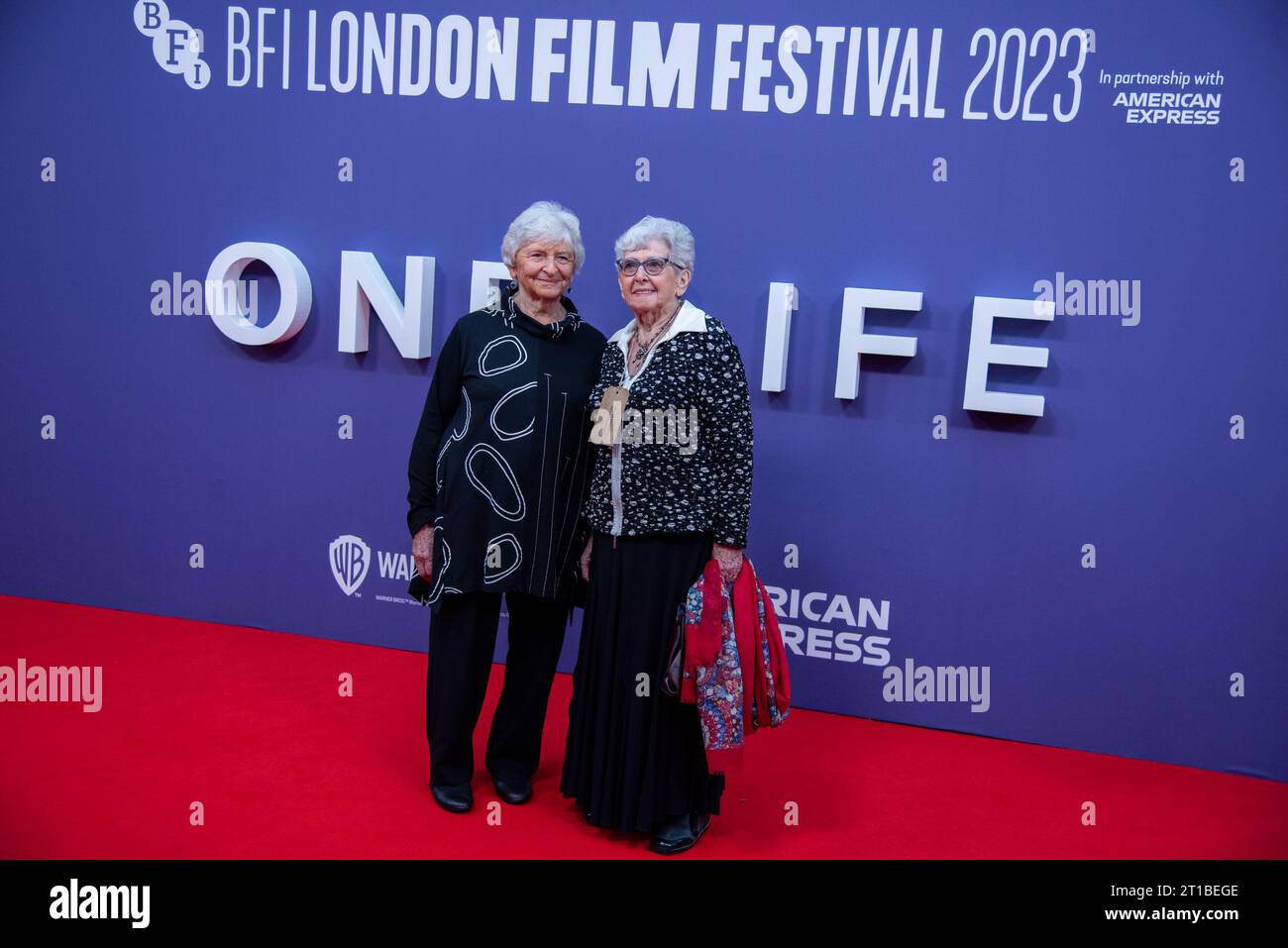 London, UK. 12th Oct, 2023. Lady Milena Grenfell-Baines and Eva Paddock ...