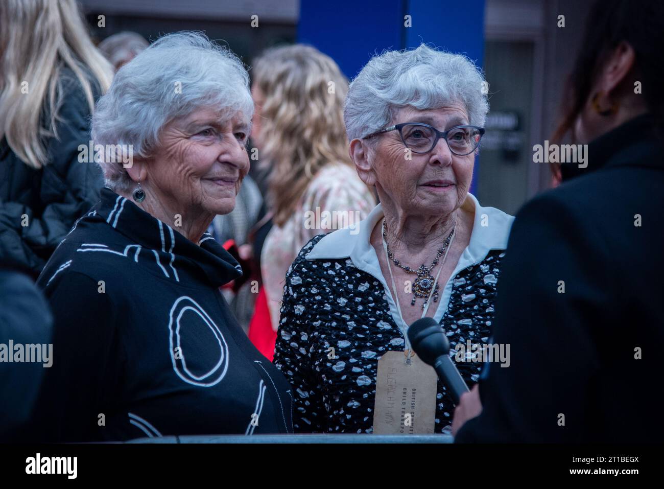 London, UK. 12th Oct, 2023. Lady Milena Grenfell-Baines and Eva Paddock ...