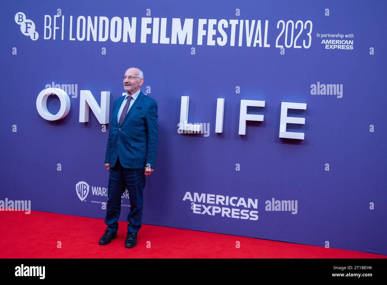 London, UK. 12th Oct, 2023. John Fieldsend attends the "One Life ...