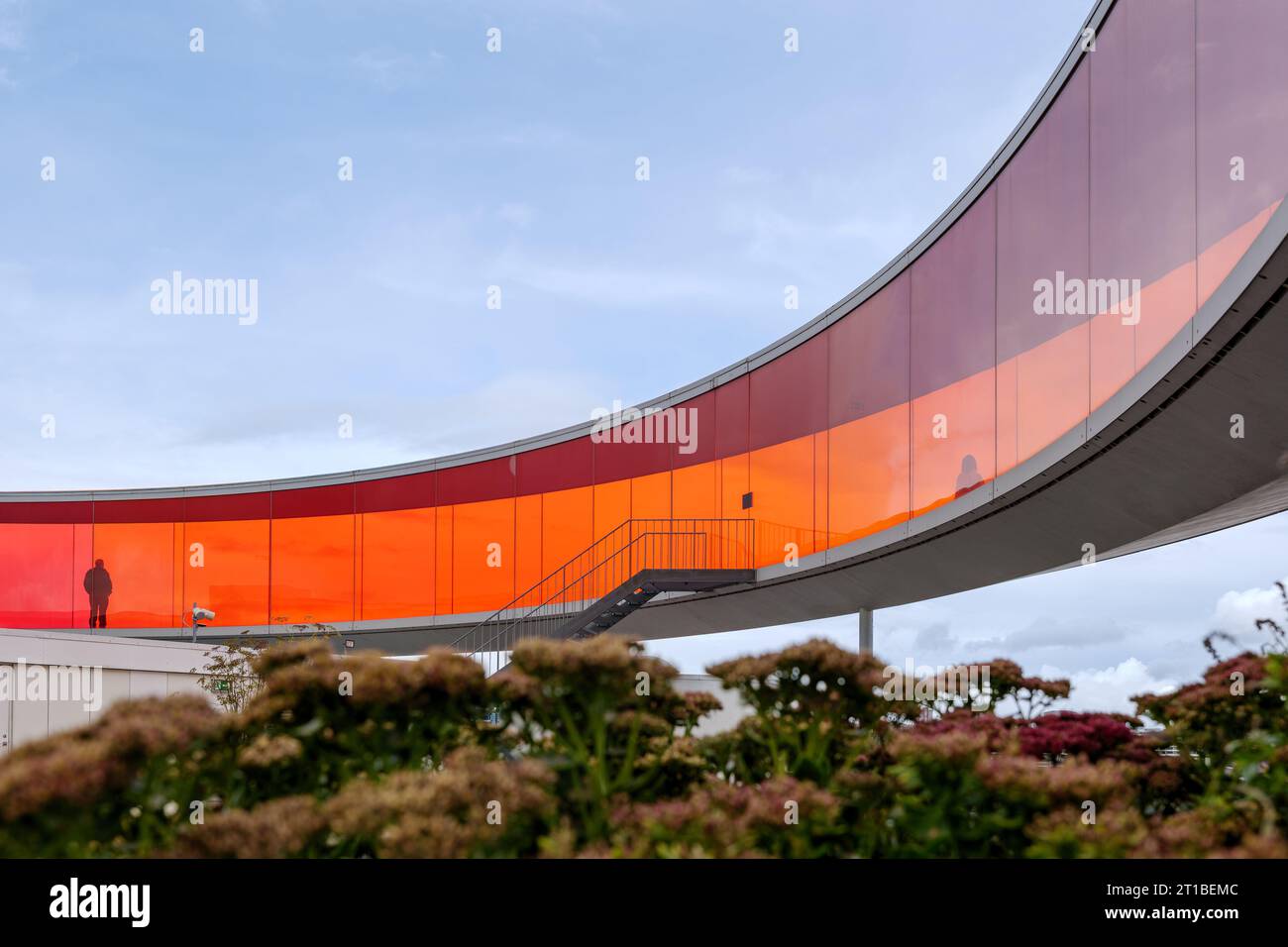 Aarhus, Denmark - 06 OCTOBER 2022: Outdoor exterior view on the rooftop ...