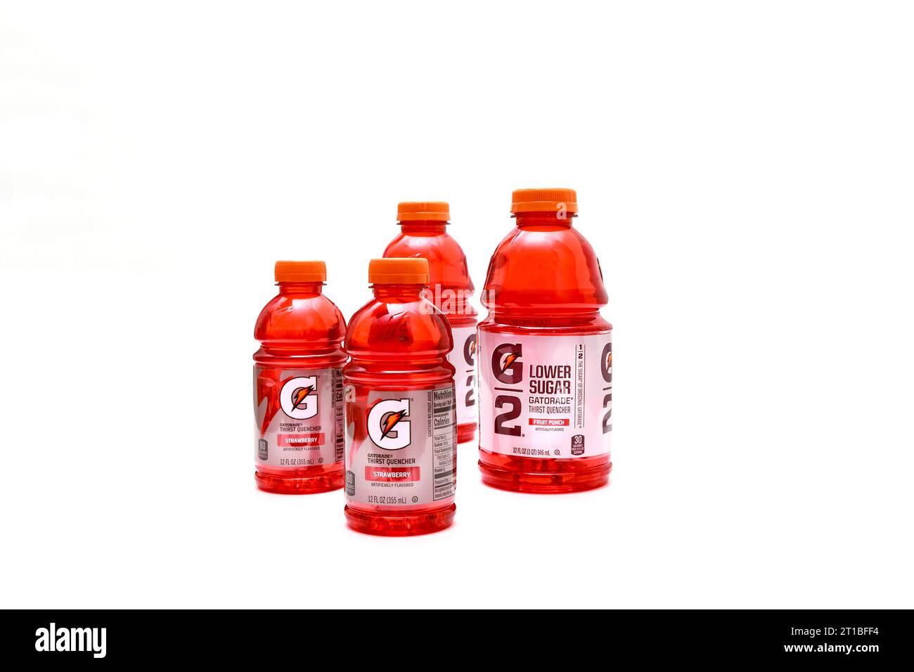 Hydration is made easier with strawberry Gatorade sports drink with ...